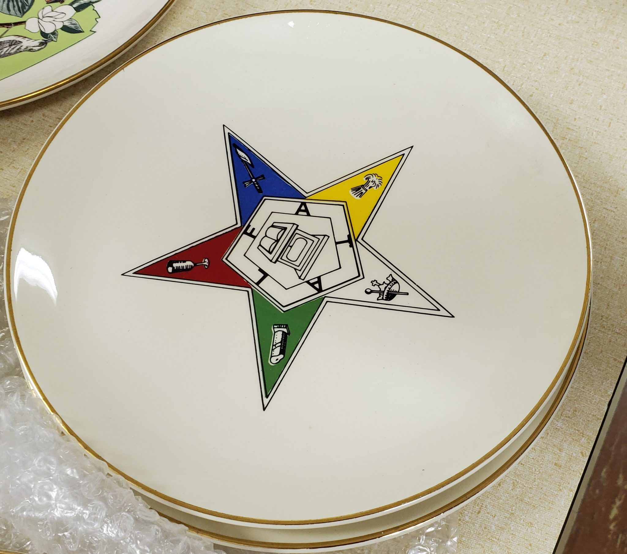 Eastern Star Emblem Plates – Kansas Grand Chapter